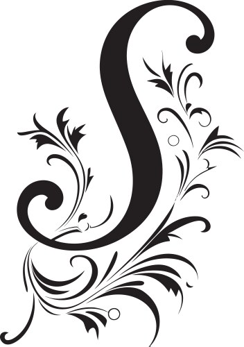 Stylish Font Letter S Vector Images (over 5,800)