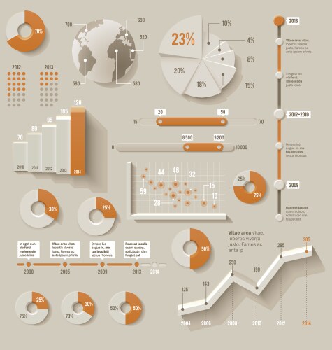 Chart & Diagram Collection – Royalty-Free Vector | VectorStock