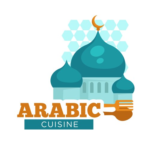 Turkish asia cuisine set collection of food Vector Image