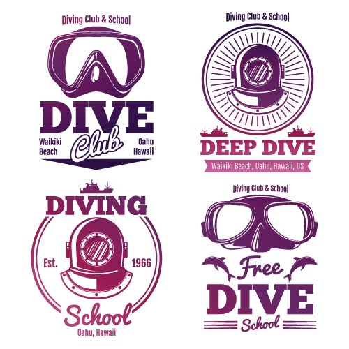 Scuba Diving Logo Vector Images (over 3,900)