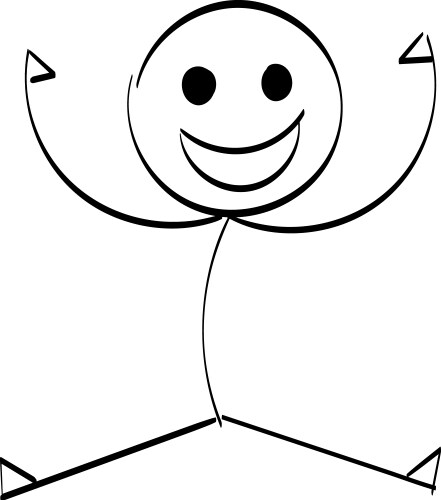 Stickman character Royalty Free Vector Image - VectorStock