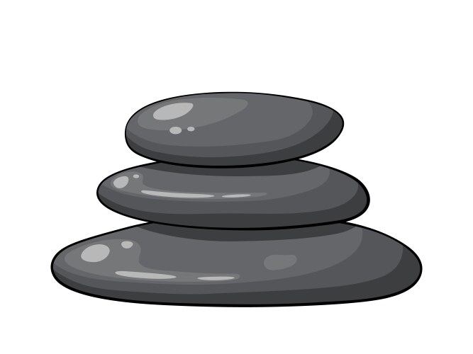 Stones cartoon spa Vector Images & Graphics for Commercial Use ...