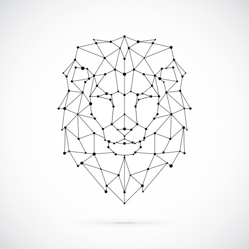 Geometric Lion Vector Images (over 2,200)