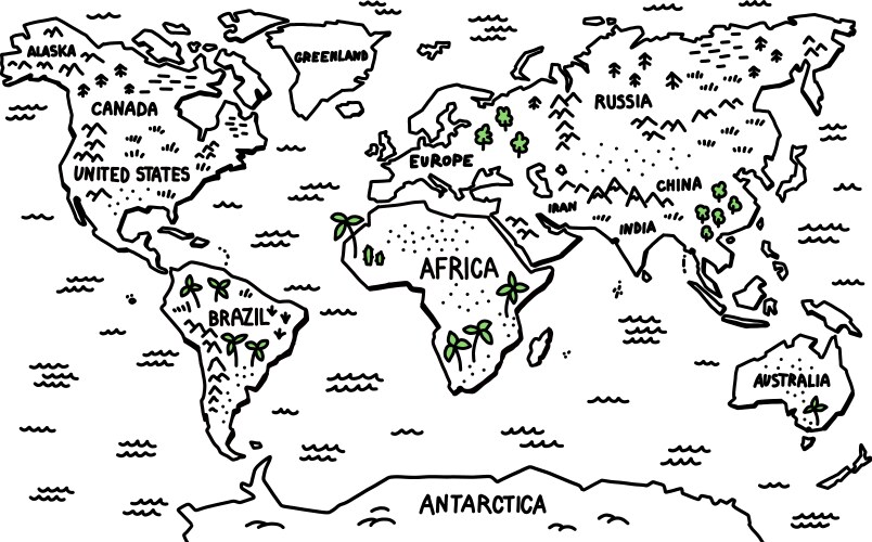 Europe Map Sketch Vector Images (over 11,000)