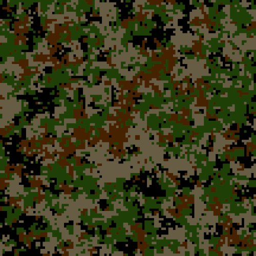 Pixel camouflage for a soldier army uniform Vector Image