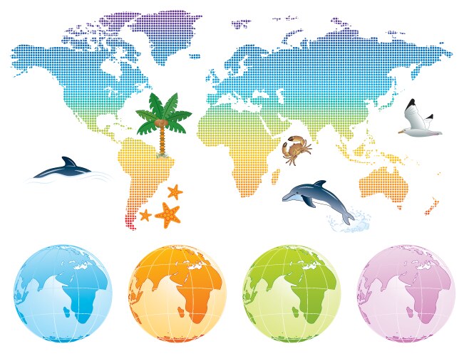 Map sea and coastal currents australia Royalty Free Vector