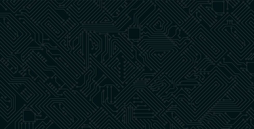 Electronics circuit components symbols seamless Vector Image