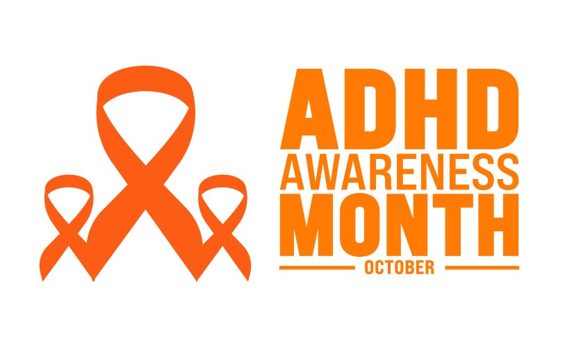 Ribbon Orange Adhd Vector Images (93)