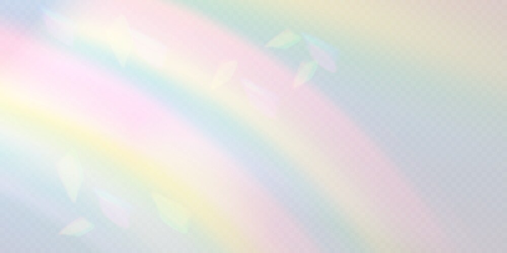 Rainbow confetti transparent white background Vector Image