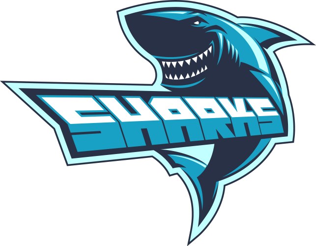 Sharks logo Royalty Free Vector Image - VectorStock