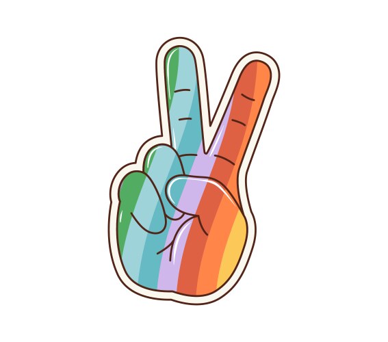 Hand pointer finger up cartoon symbol icon design Vector Image