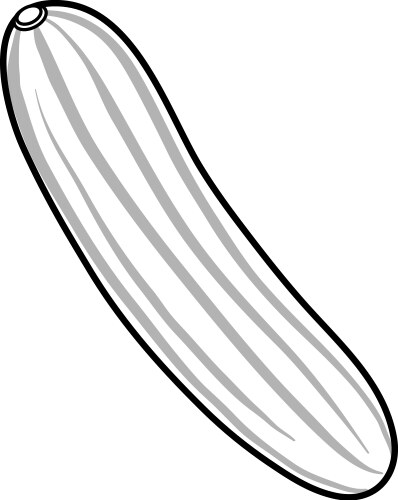 Cucumber Outline Vector Images (over 6,000)