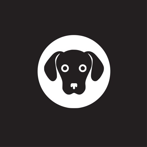 Dog box logo Royalty Free Vector Image - VectorStock