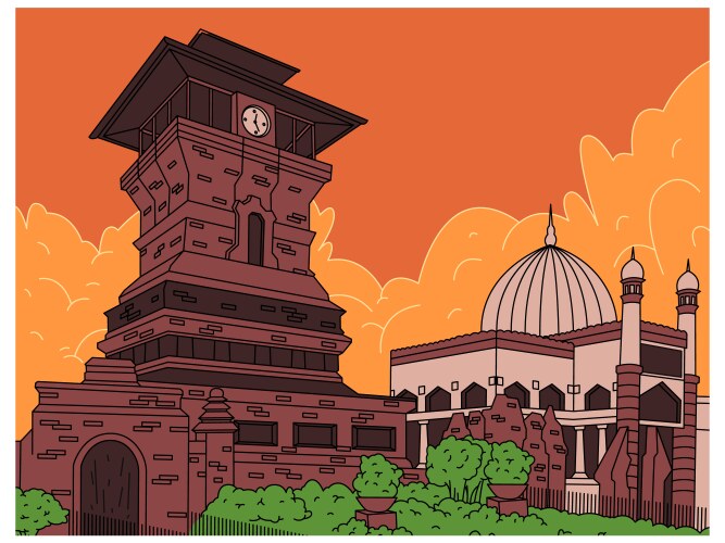 Indonesia Landmark Vector Images (over 3,200)