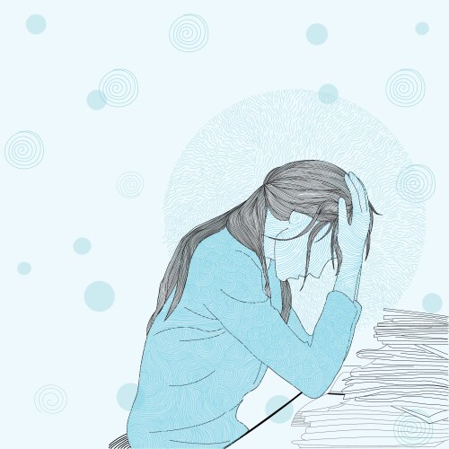 Sad Girl Vector Images (over 30,000)