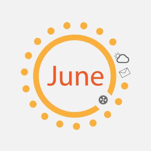 Sun symbol design Royalty Free Vector Image - VectorStock