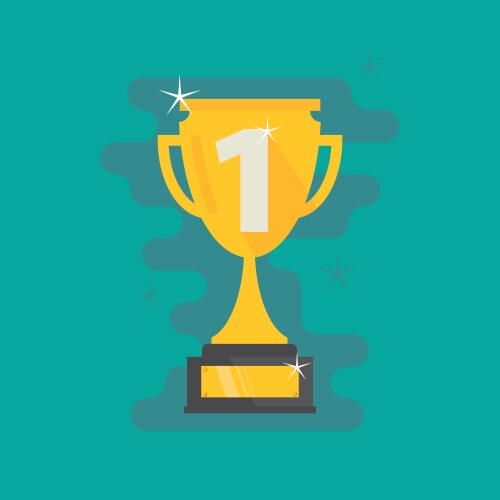 Trophy Cartoon First Place Vector Images (over 4,500)