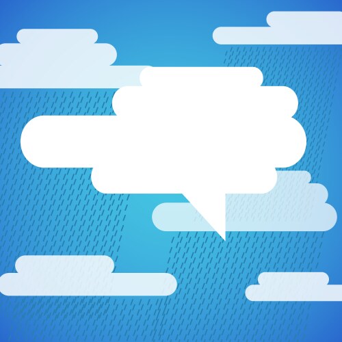 Traditional asian abstract geometric cloud flat Vector Image