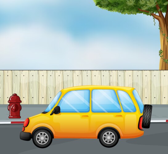 Classic retro car museum big window Royalty Free Vector