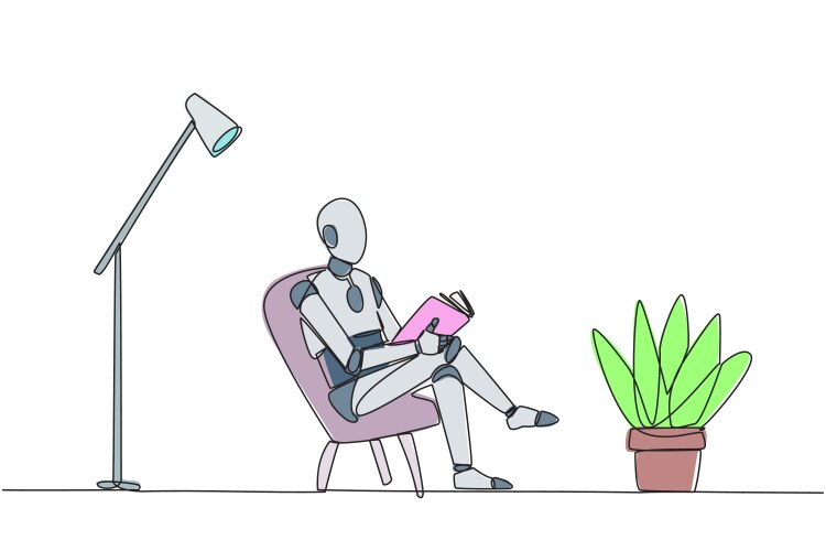 Robot Reading Vector Images (over 810)