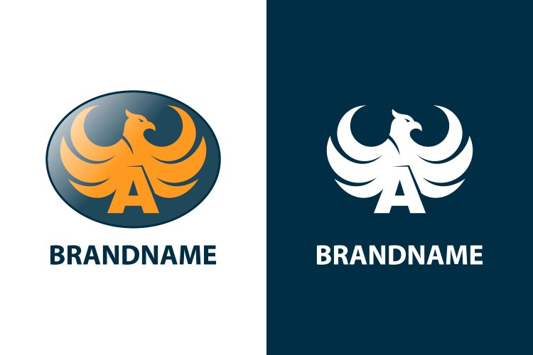 Bird logo design Royalty Free Vector Image - VectorStock