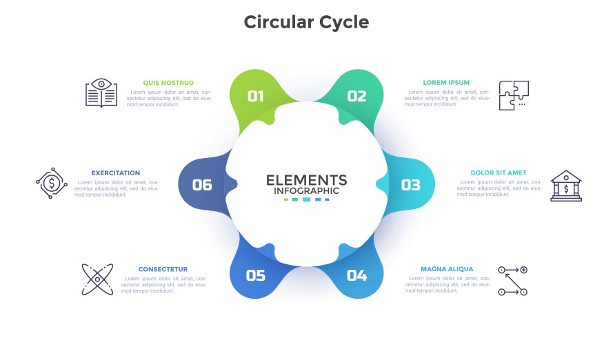 Modern infographic Royalty Free Vector Image - VectorStock