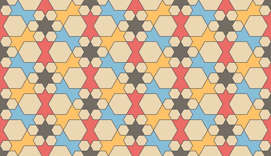 Islamic pattern seamless traditional Royalty Free Vector