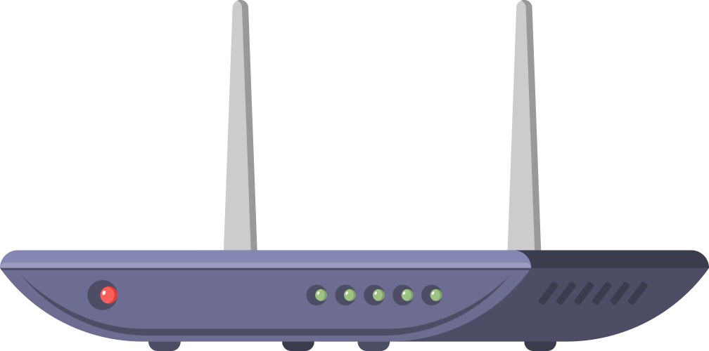 Wireless router Royalty Free Vector Image - VectorStock