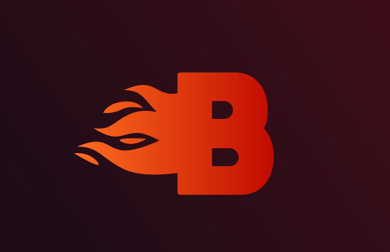 Fire Alphabet Letter B Vector Images (over 210)