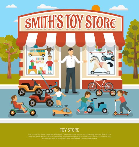 Logo for toy store Royalty Free Vector Image - VectorStock