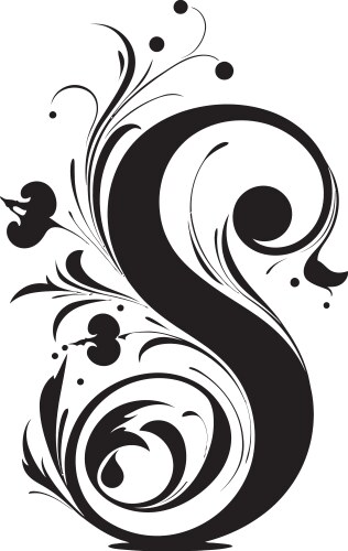 Stylish Font Letter S Vector Images (over 5,800)