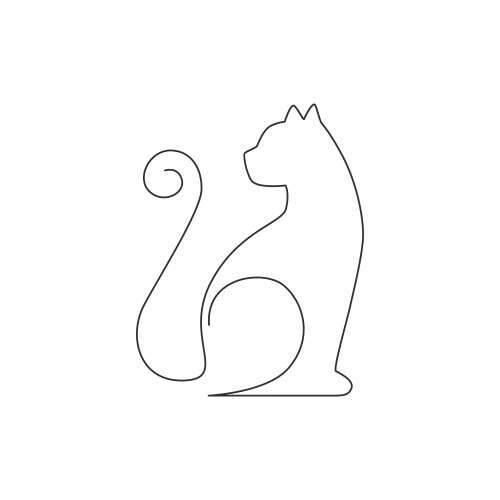 Cat Line Drawings Vector Images (over 39,000)