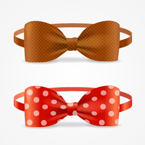 Bow tie Royalty Free Vector Image - VectorStock