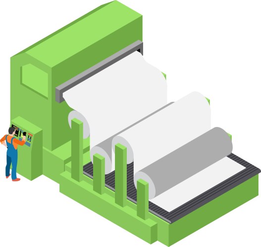 Paper factory banners Royalty Free Vector Image