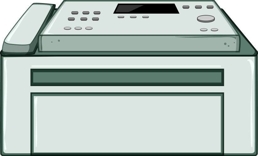 Cartoon Fax Machine Vector Images (over 370)