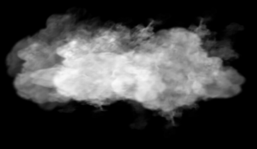 Fog or smoke isolated transparent special effect Vector Image