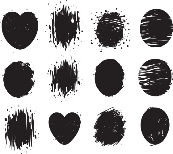 Grunge texture svg clip art design Royalty Free Vector Image