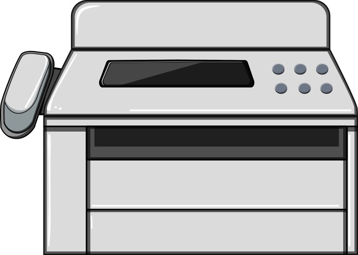 Cartoon Fax Machine Vector Images (over 370)