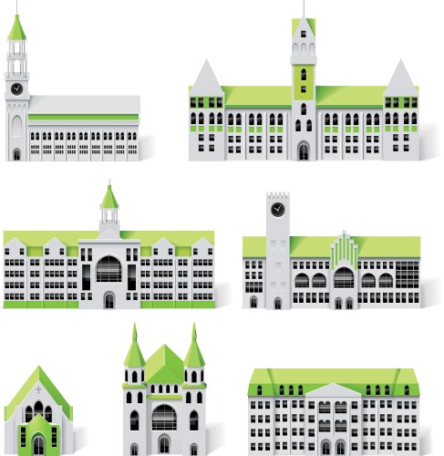 Isometric school classroom Royalty Free Vector Image