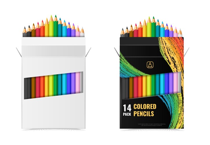 Realistic neckties set Royalty Free Vector Image