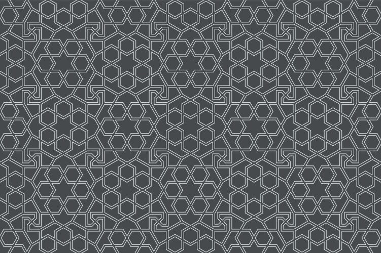 Arabian wallpaper pattern Royalty Free Vector Image