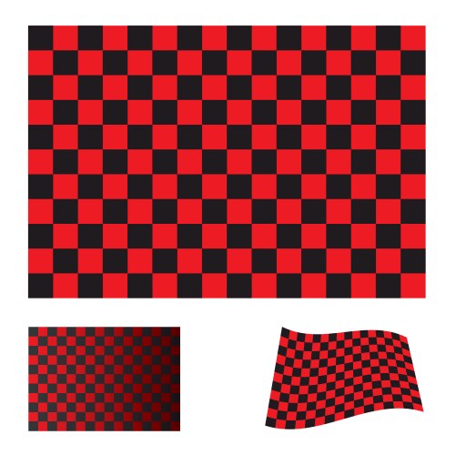 Red and green checkered background Royalty Free Vector Image