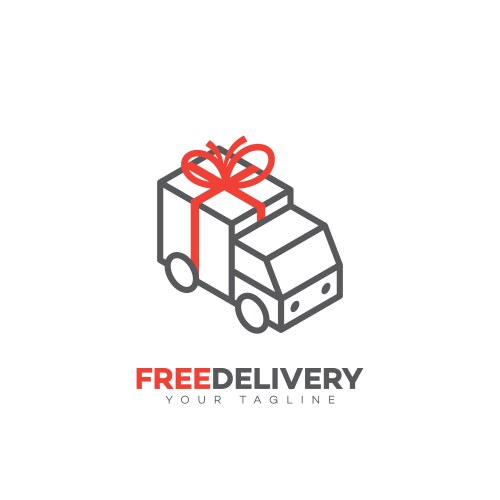 Fast Delivery Logo Concept Royalty Free Vector Image