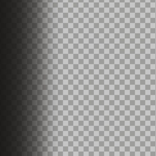 Transparent gradient background black checkered Vector Image