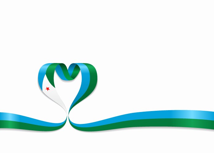 Blue satin empty ribbon blank banner design Vector Image