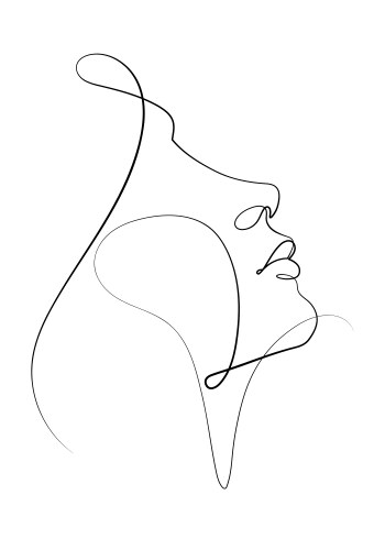 One Line Face Drawing Vector Images (over 13,000)
