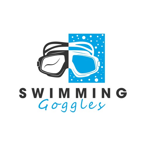 Logo sport swimming in water Royalty Free Vector Image