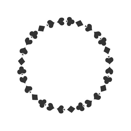 Deck of Cards Border Vector Images (over 200)