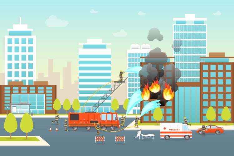 Fireman cartoon Vector Images & Graphics for Commercial Use | VectorStock