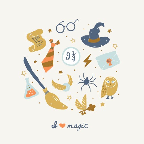 Harry Potter Vector Images (over 930)